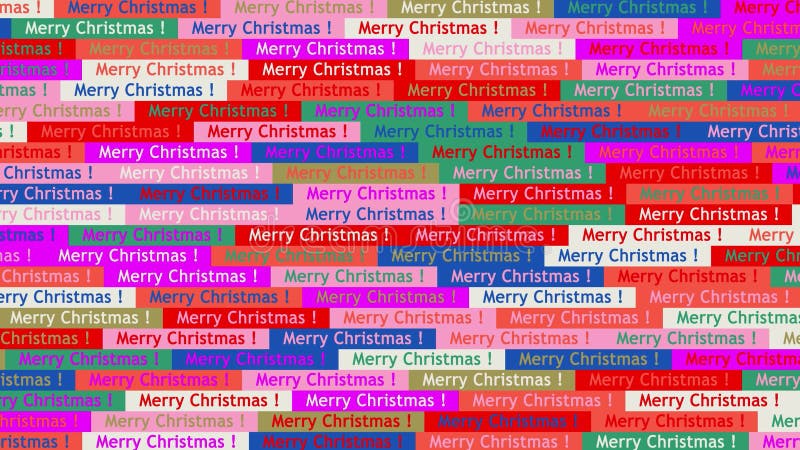 Merry Christmas Seamless Pattern Background. Loop Animation Stock ...