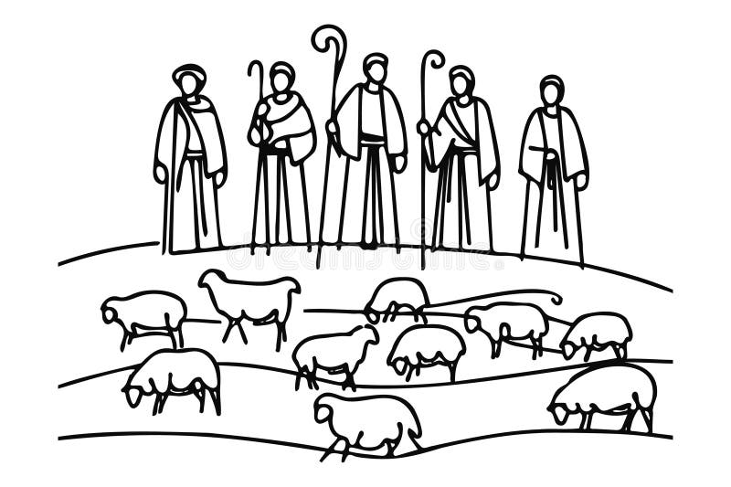 Shepherds Line Stock Illustrations – 175 Shepherds Line Stock ...
