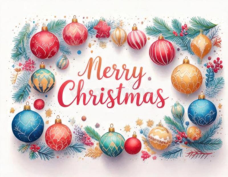 A Merry Christmas Sign at 14-11-2024 Stock Illustration - Illustration ...