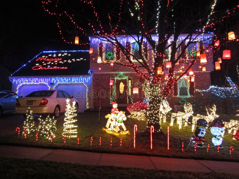 Merry Christmas from Springfield Virginia Stock Image - Image of ...