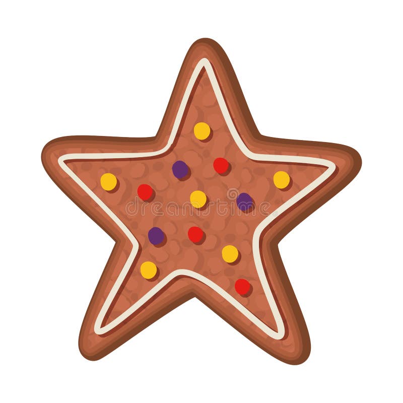 Cookie, Star Shape With Cherry Jam, Hand Drawn Doodle, Simple Sketch In ... Cookie, Star Shape With Cherry Jam, Hand Drawn Doodle, Simple Sketch In ...