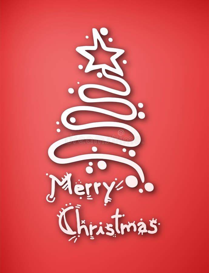 Merry Christmas symbol stock vector. Illustration of space - 131034667