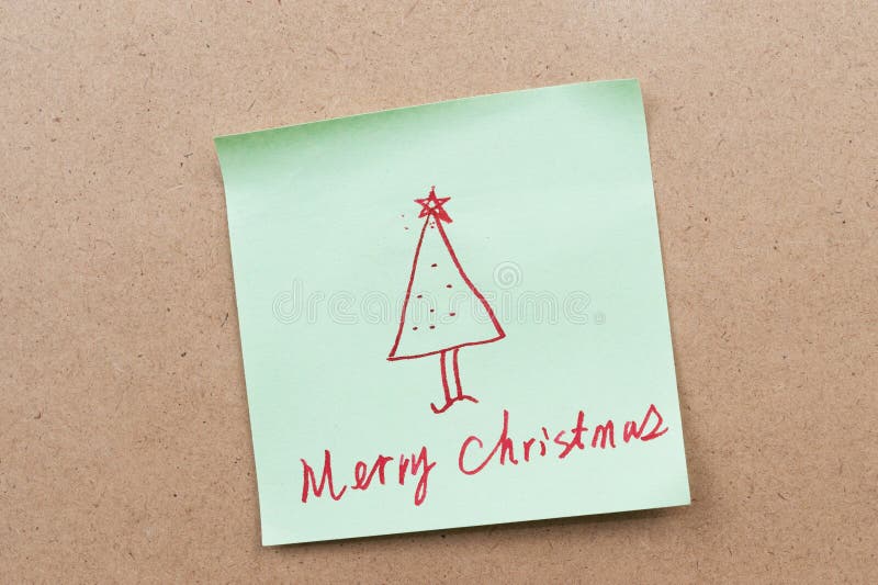 Merry Christmas stock photo. Image of script, note, board - 30233488