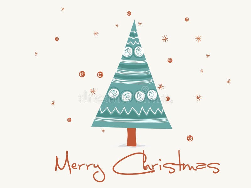 Merry Christmas is Written on the Bottom of the Image Stock ...