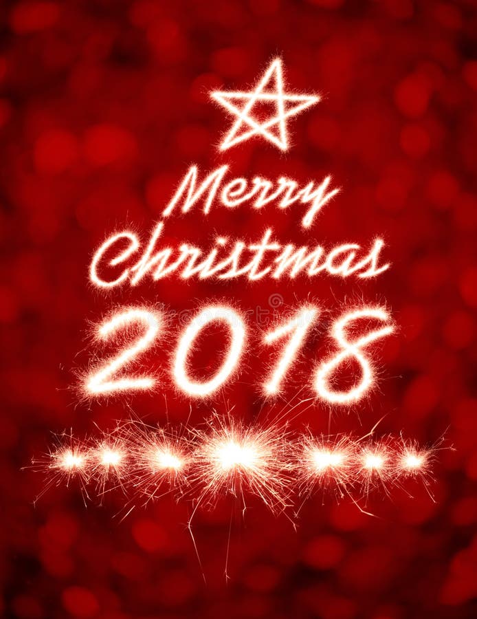 Merry christmas 2018 stock image. Image of design, firework - 76854173