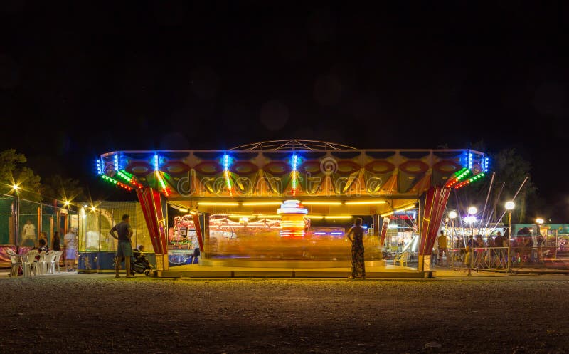 Merry Go Around stock image. Image of amusement, firgrounds - 59497807
