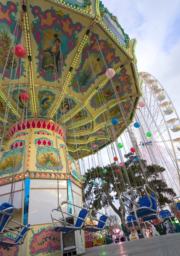 Merry-go-round stock image. Image of circle, merry, colorful - 17731677