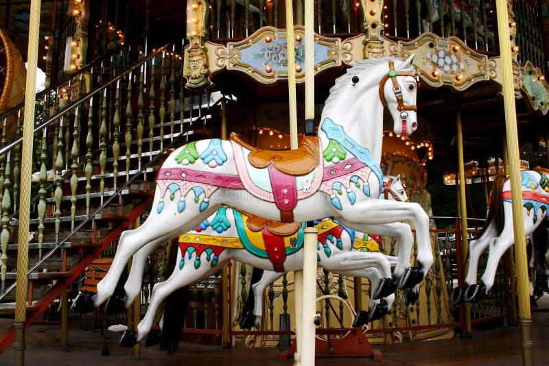 Merry go round stock image. Image of multicolor, bazaar - 273551