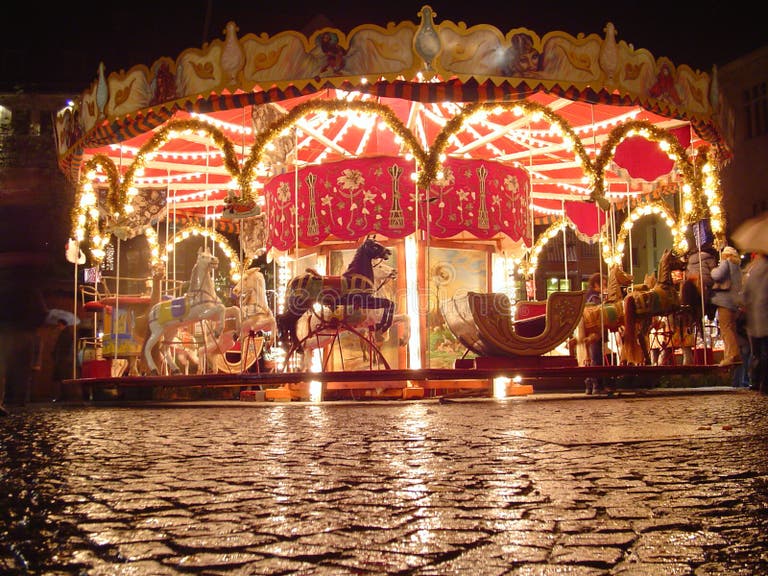 Merry-go-round stock photo. Image of happyness, fast, circus - 320342