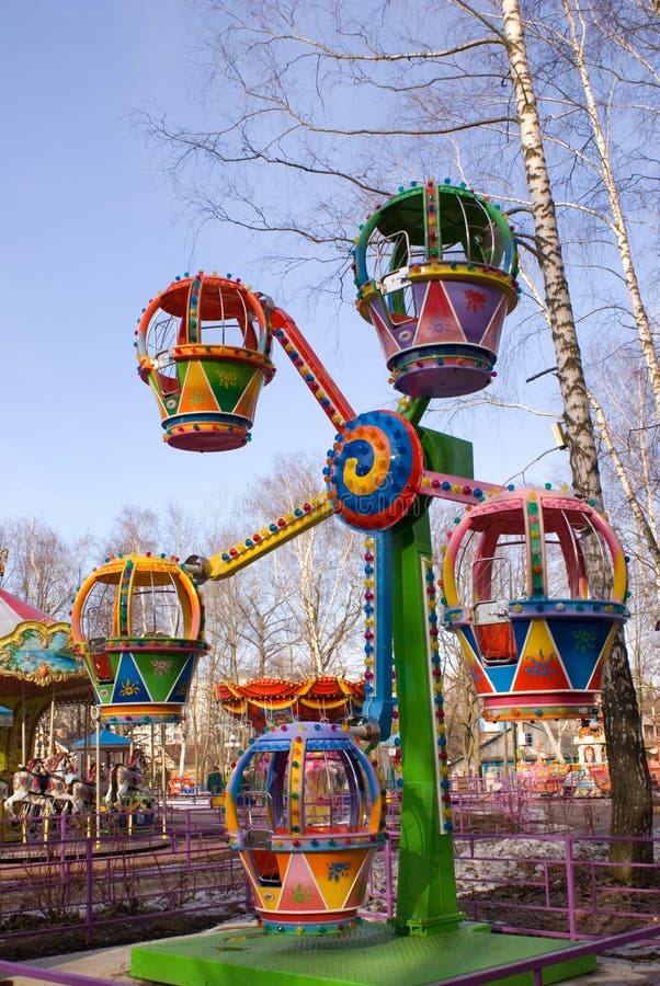 Merry-go-round stock image. Image of ride, circle, amusement - 4738315