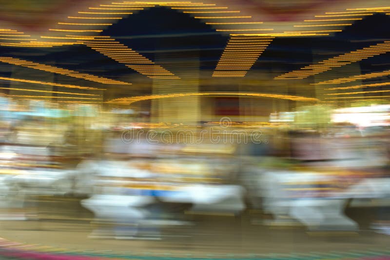 Merry-Go-Round stock photo. Image of blur, light, amusement - 4998762