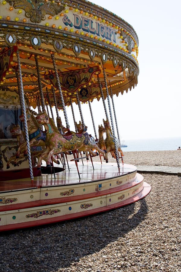 Merry-go-round stock image. Image of attraction, nostalgic - 773113