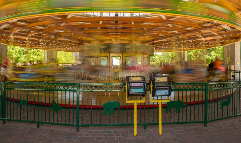 Carousel at Brookfield Zoo editorial image. Image of ride - 93357095