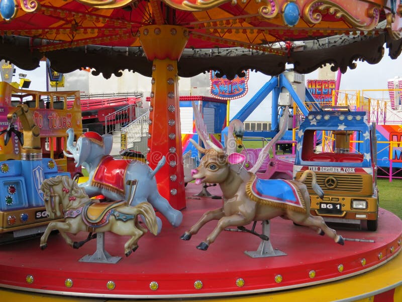Merry-go-round editorial image. Image of merry, travelling - 53661535
