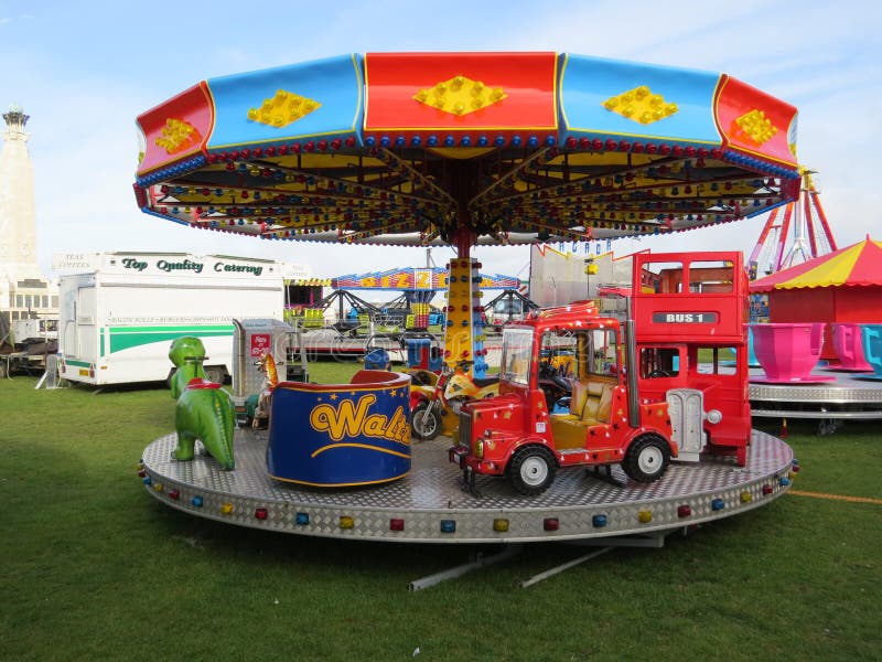 Merry-go-round editorial photography. Image of carousel - 53661487