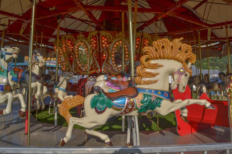 Merry-Go-Round editorial image. Image of fair, festival - 33107650
