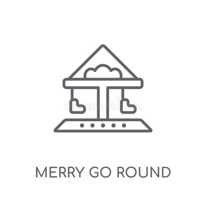 Merry Go Round Linear Icon. Modern Outline Merry Go Round Logo C Stock ...