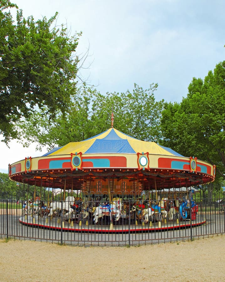 Merry Go Round at the National Mall Stock Photo - Image of traditional ...