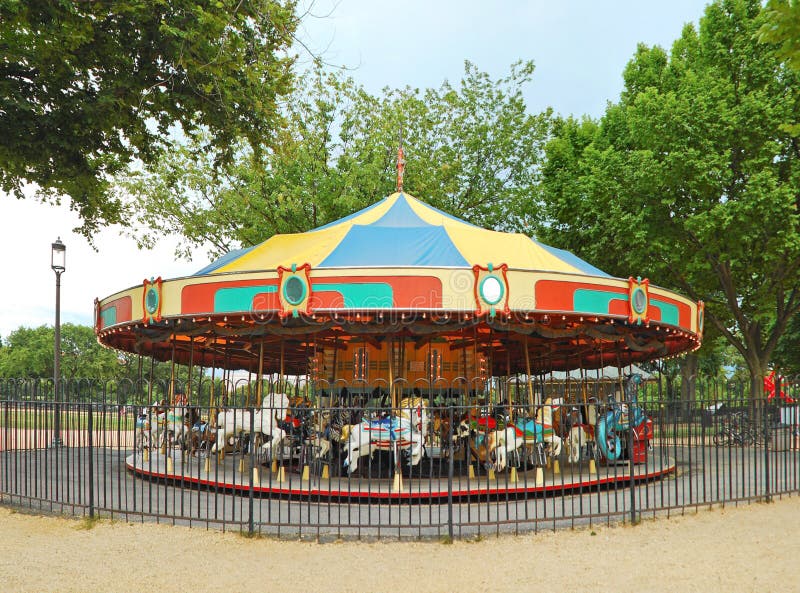 Merry Go Round at the National Mall Stock Image - Image of rides ...