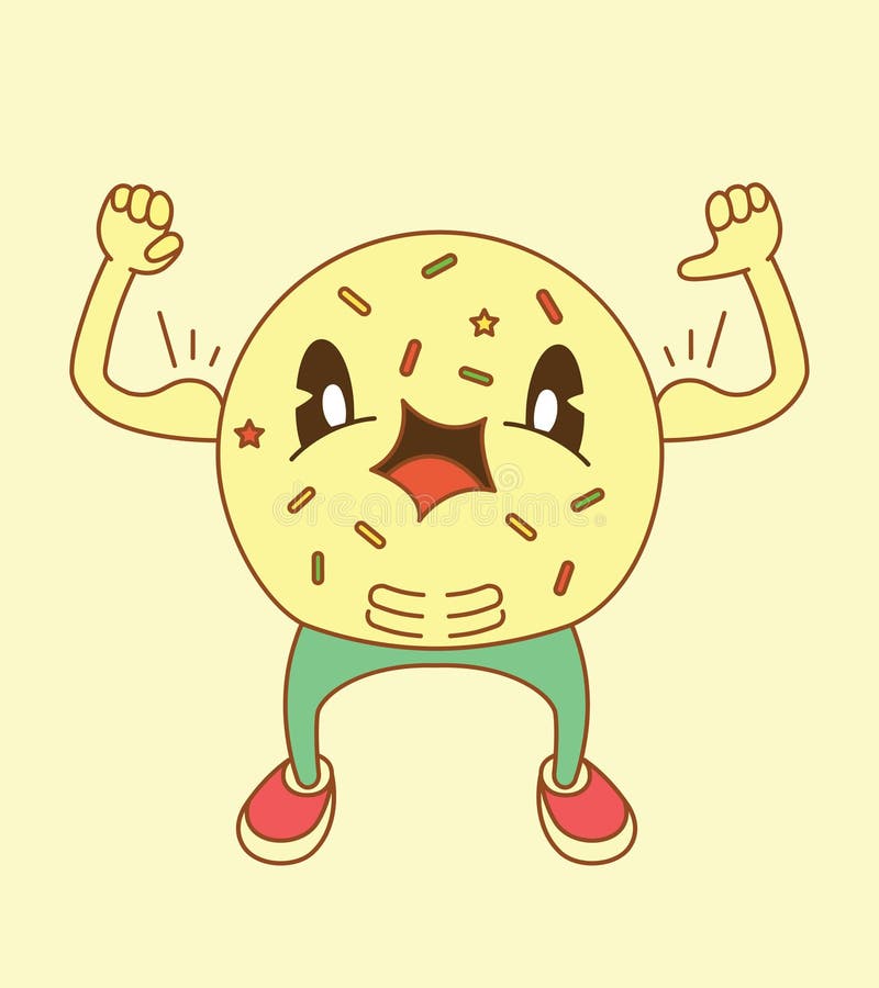 Merry strong cookies stock vector. Illustration of level - 78892745