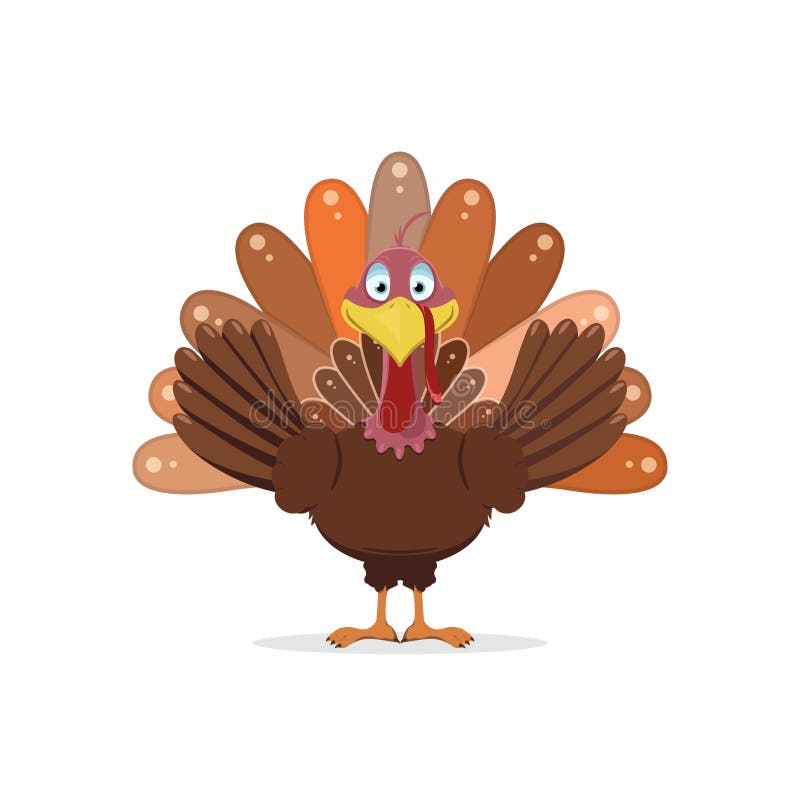 Merry Turkey stock vector. Illustration of celebrating - 258953467