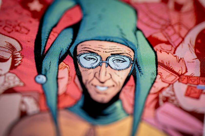 Merryman Superhero from a Comic Book. Editorial Photography - Image of ...