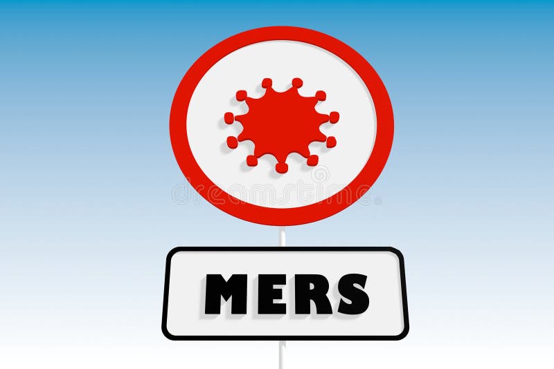 Mers disease text stock illustration. Illustration of illness - 59536046