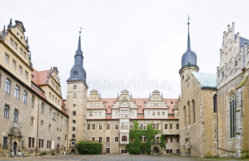 Merseburg castle stock photo. Image of panorama, landscape - 14081472