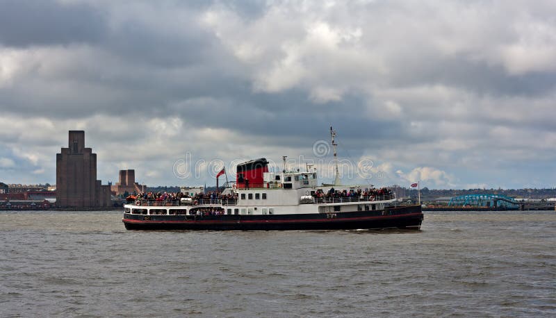 Mersey Ferry, Liverpool, UK Stock Image - Image of tourist, underway ...