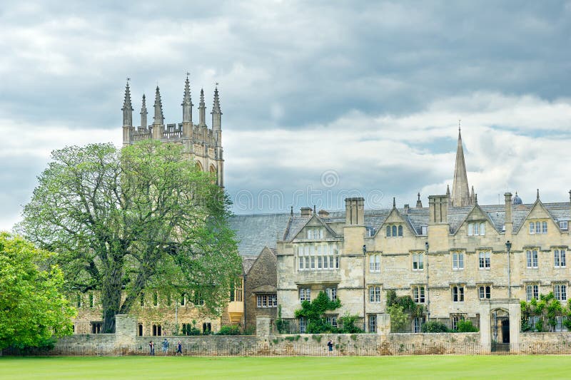 Merton college stock image. Image of clouds, england - 25532999