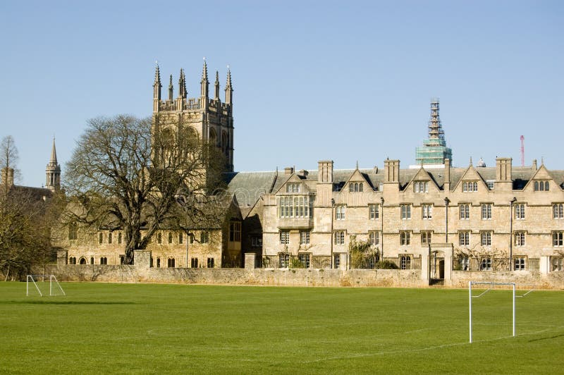 Merton College, Oxford stock image. Image of playing - 24595939