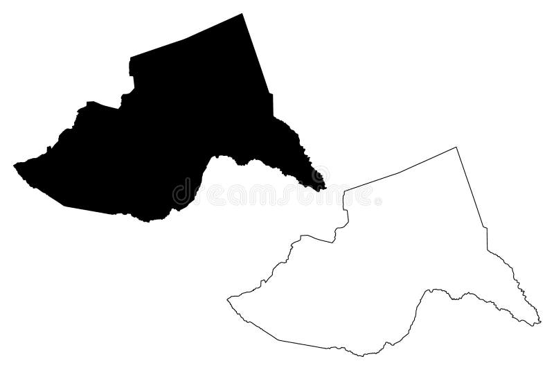 Meru County Republic of Kenya, Eastern Province Map Vector Illustration ...