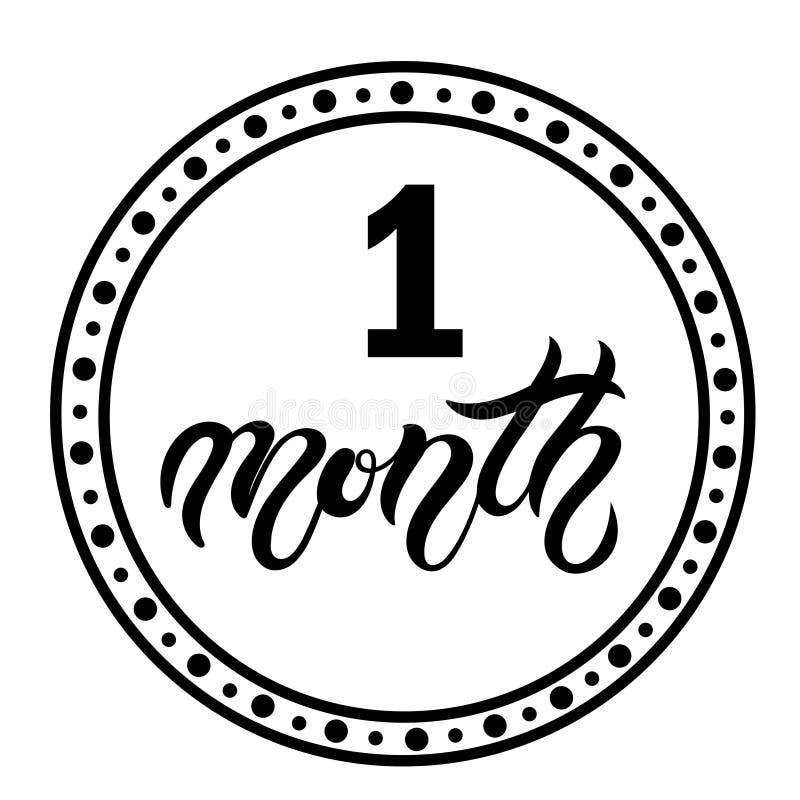 Mes Letras dibujadas mano stock de ilustración. Ilustración de ...