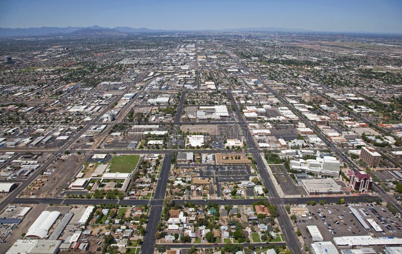 Mesa, Arizona Skyline stock photo. Image of arizona, downtown - 26401956