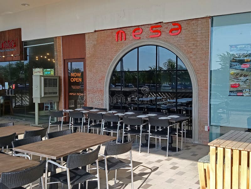 Mesa Restaurant Facade in Pasay, Philippines Editorial Image - Image of ...