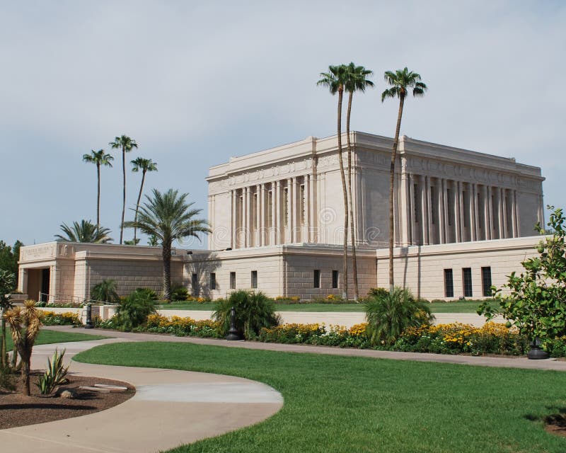 Mesa Arizona Temple stock image. Image of beauty, reflection - 29092069