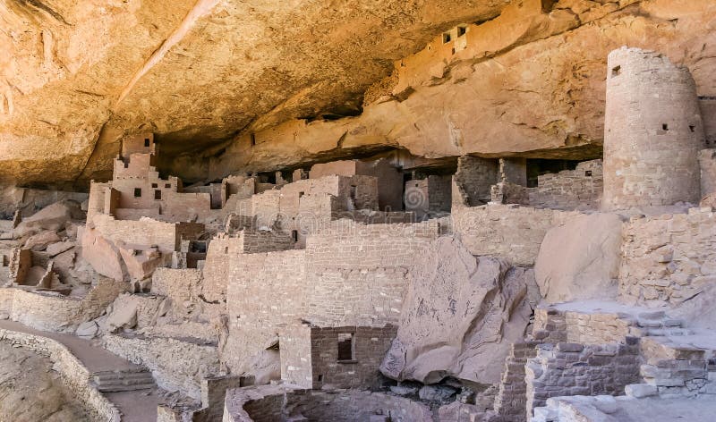 Mesa Verde National Park in Colorado Stock Image - Image of site ...