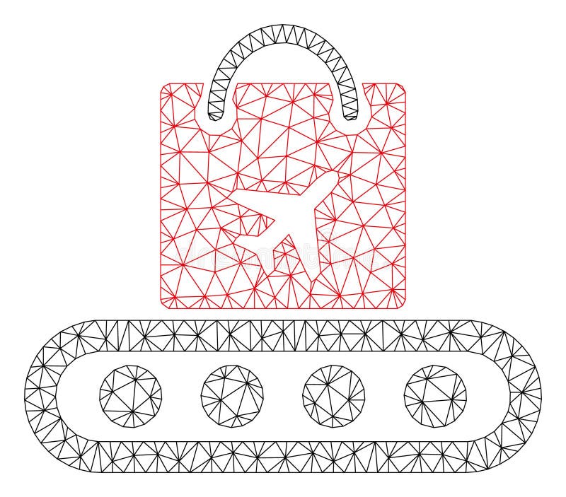 Linear Collage Baggage Conveyor Icon Stock Illustrations – 6 Linear ...