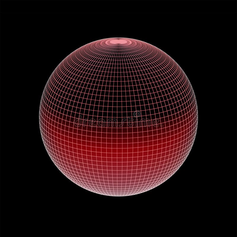 Mesh of ball stock illustration. Illustration of modeling - 64928635