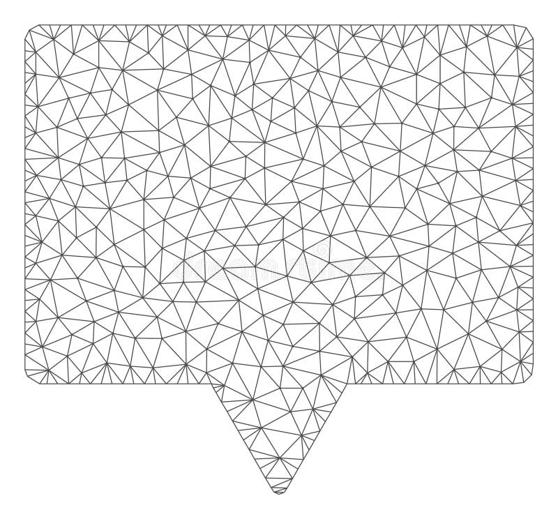 Banner Vector Mesh 2D Model Stock Vector - Illustration of lowpoly ...