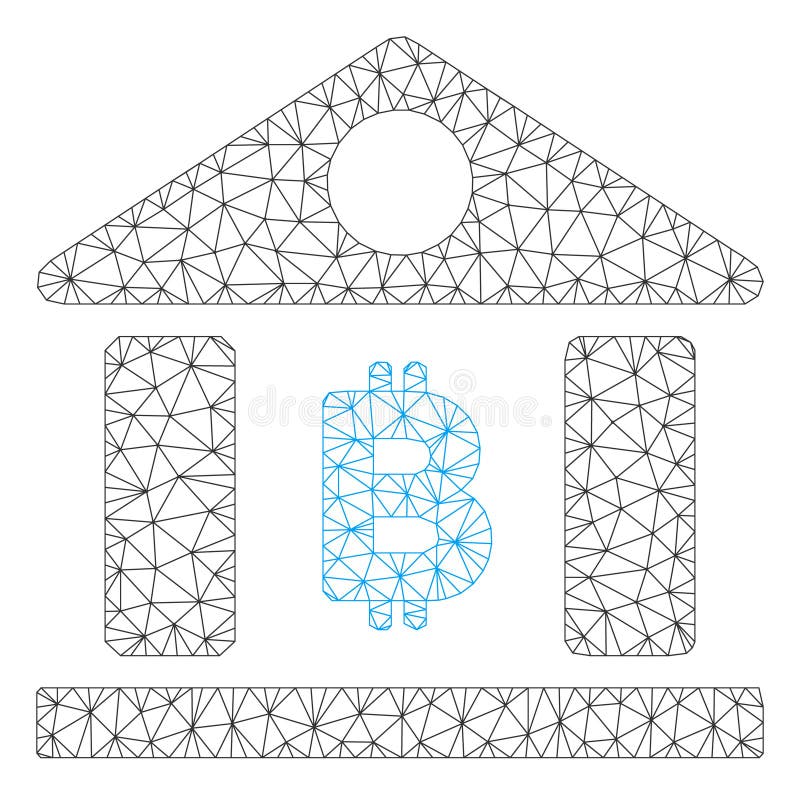 Bitcoin Bank Building Vector Mesh Wire Frame Model Stock Vector ... Bitcoin Bank Building Vector Mesh Wire Frame Model Stock Vector ...