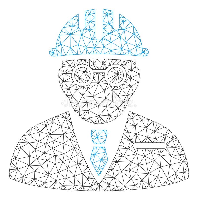 Blind Engineer Vector Mesh Network Model Stock Vector - Illustration of ... Blind Engineer Vector Mesh Network Model Stock Vector - Illustration of ...