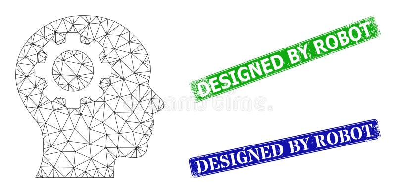 Rubber Designed by Robot Stamp Imitations and Triangular Mesh Brain ...