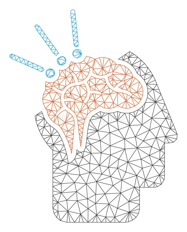 Brain Surgery Polygonal Frame Vector Mesh Illustration Stock Vector ...