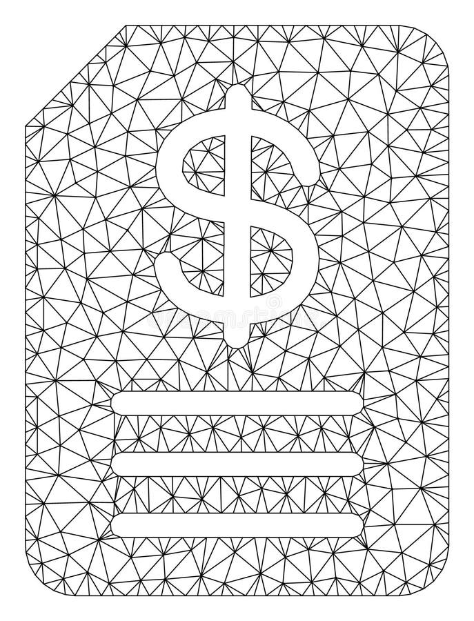 Budget Invoice Polygonal Frame Vector Mesh Illustration Stock Vector ... Budget Invoice Polygonal Frame Vector Mesh Illustration Stock Vector ...