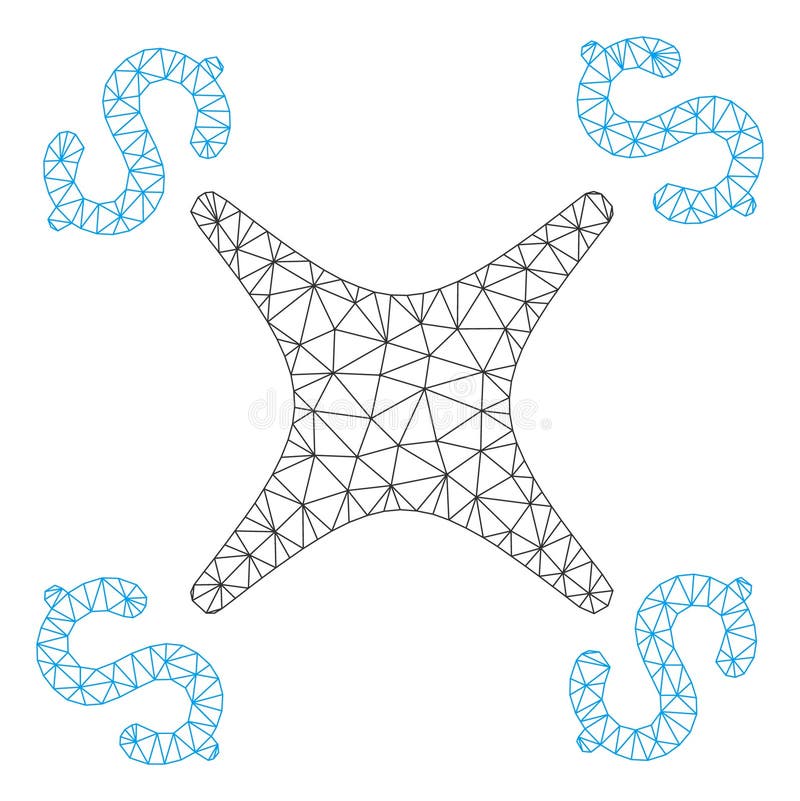 Business Drone Polygonal Frame Vector Mesh Illustration Stock Vector ... Business Drone Polygonal Frame Vector Mesh Illustration Stock Vector ...
