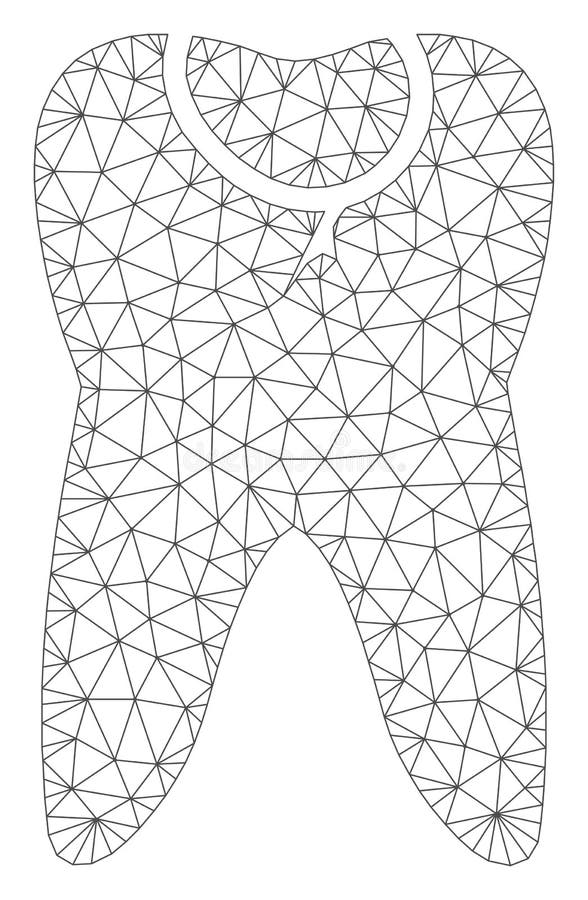 Polygonal Mesh Tooth Stock Illustrations – 764 Polygonal Mesh Tooth ...