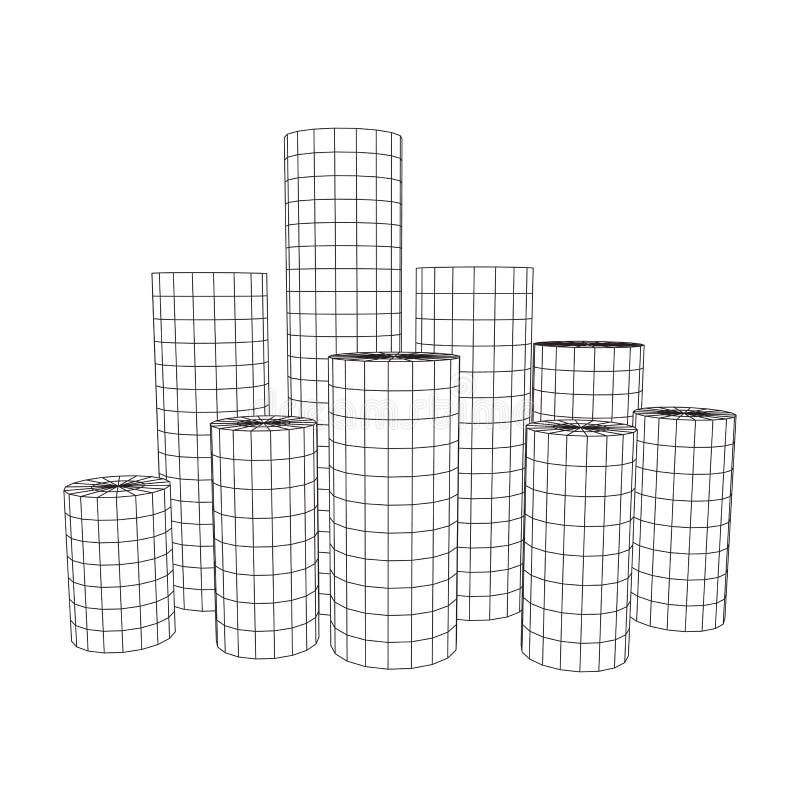 Cylinder Mesh Stock Illustrations – 1,696 Cylinder Mesh Stock ...