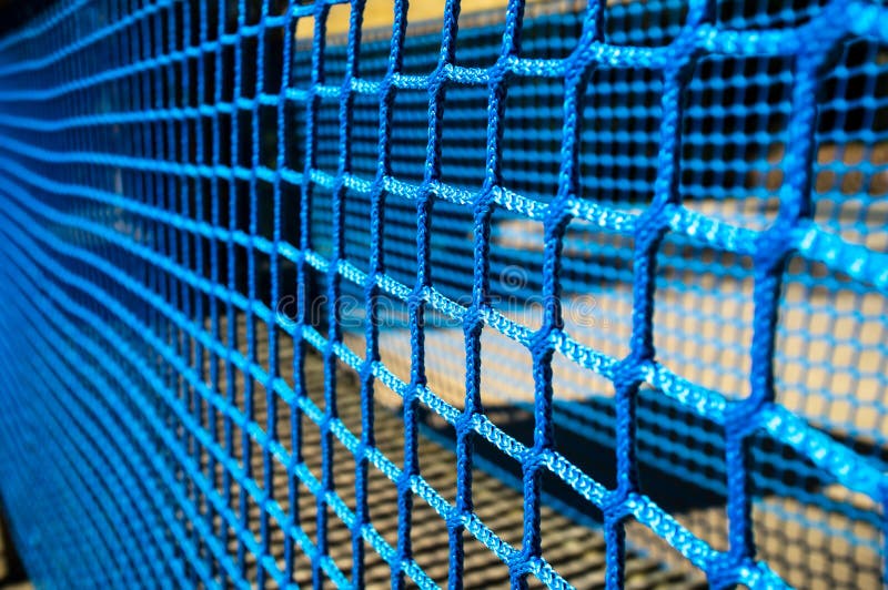 Mesh is Double, Large and Small, Blue, for Safety on the Playground ...