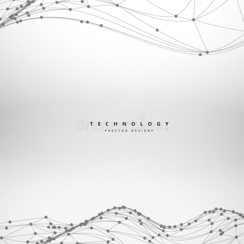 Mesh Flowing Wave Background Vector Design Illustration Stock Vector ...